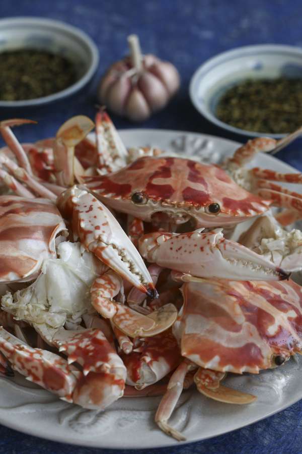Recipe Garlic Steamed Blue Crab