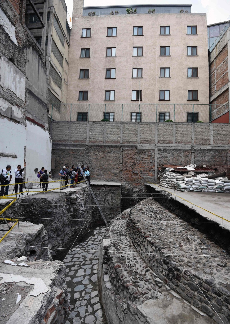 In downtown Mexico City, an ancient Aztec temple, ball court and bones ...