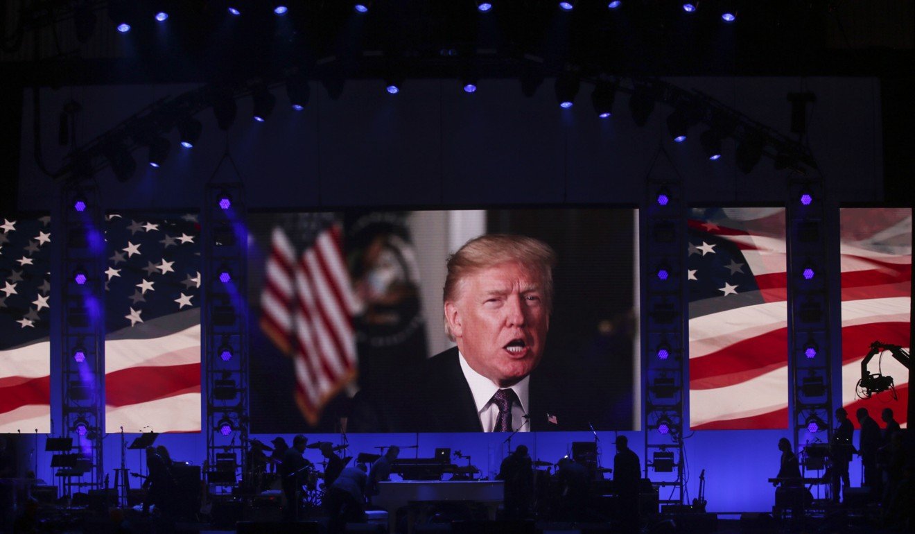 All five living former US presidents make rare appearance for hurricane ...