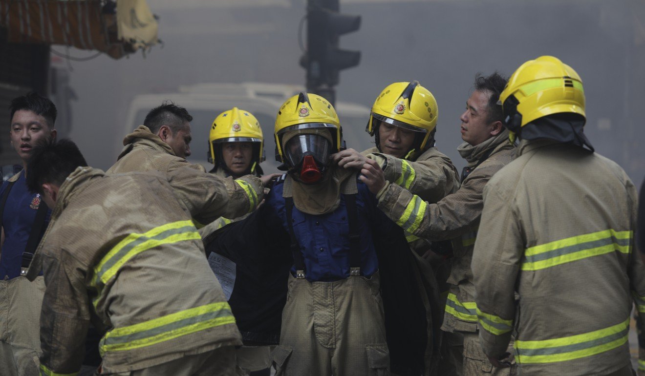 Hong Kong industrial building fire sends woman to hospital, triggers ...