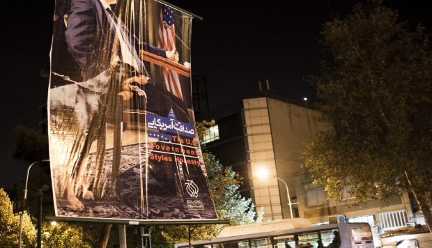 Anti-US posters offer clear picture of divided Iran | South China ...