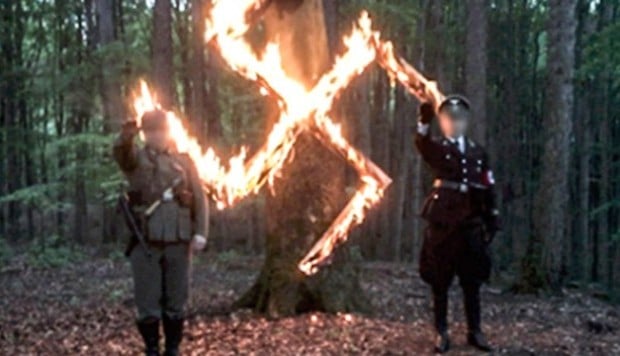 Video of Polish neo-Nazis burning swastikas on Hitler’s birthday puts ...