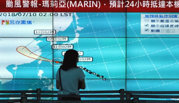Super typhoon Maria set to hit northern Taiwan as island prepares for ...