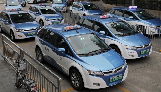 Hi-tech Shenzhen streaks ahead in China with all-electric taxi fleet ...