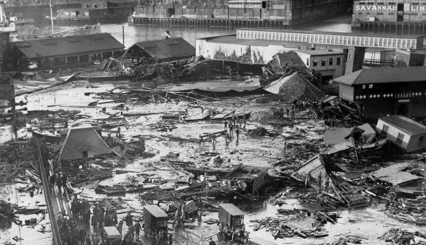 Great Molasses Flood: US marks 100 years since deadly wave of treacle ...