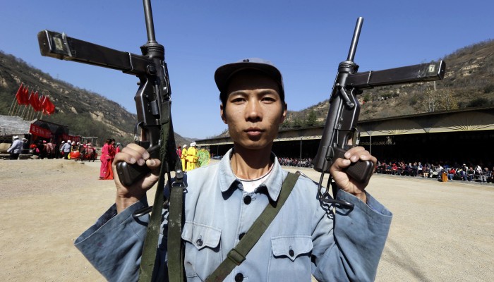 Photos: Battle re-enactment of Chinese Red Army | South China Morning Post