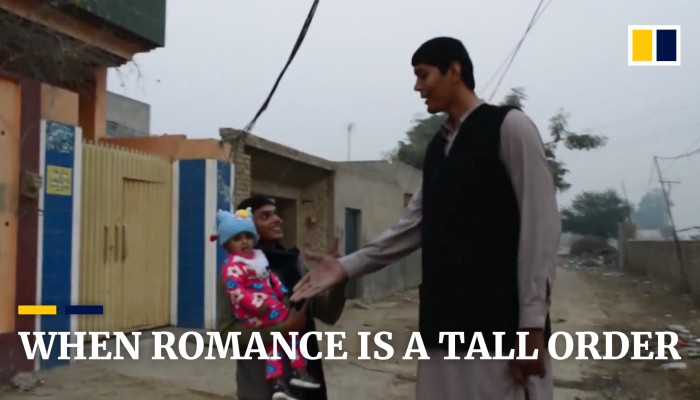 Romance is a tall order for 8-foot (243cm) Pakistani man | South China ...