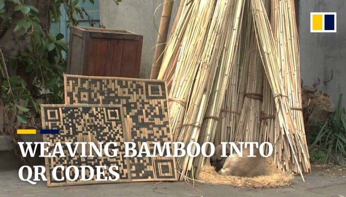 Chinese bamboo-weaving master makes unique QR codes | South China ...