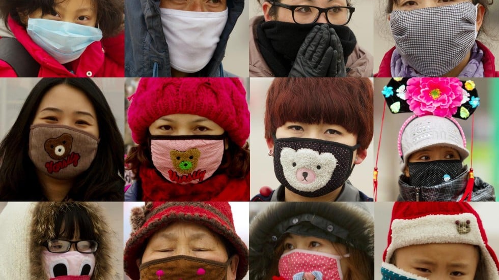 Fashion-forward face masks a big hit in China amid soaring air ...