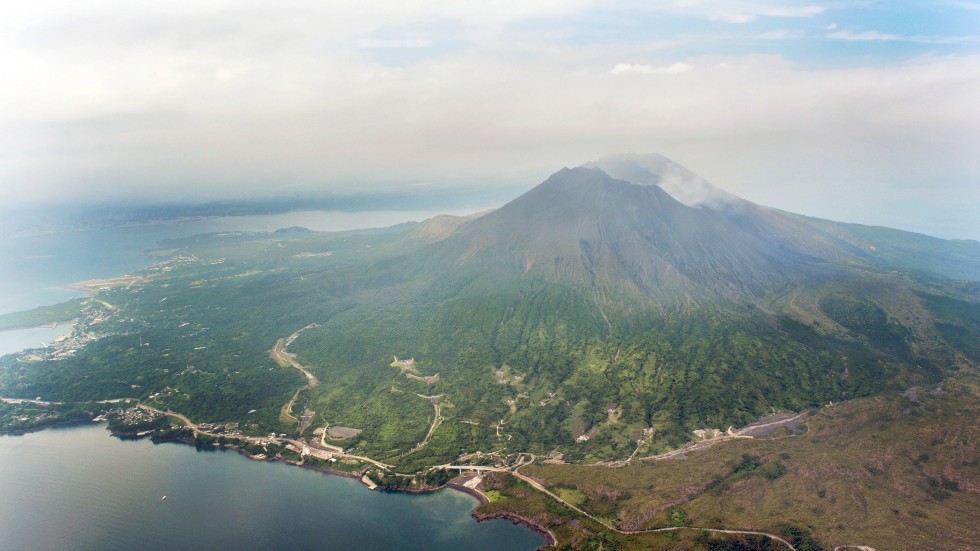 Families near Japanese volcano Sakurajima evacuated as major eruption ...