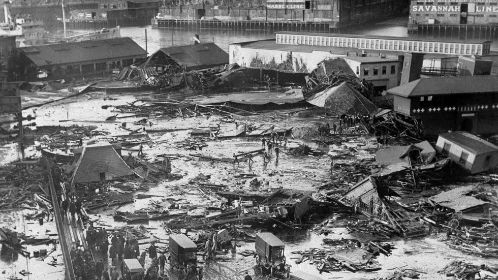 Great Molasses Flood: US marks 100 years since deadly wave of treacle ...