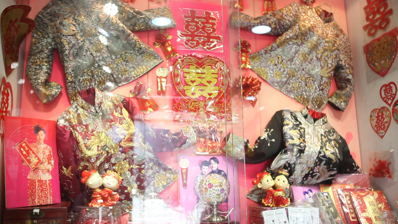 Chinese imperial court clothes made with plastic, scraps and recycled ...